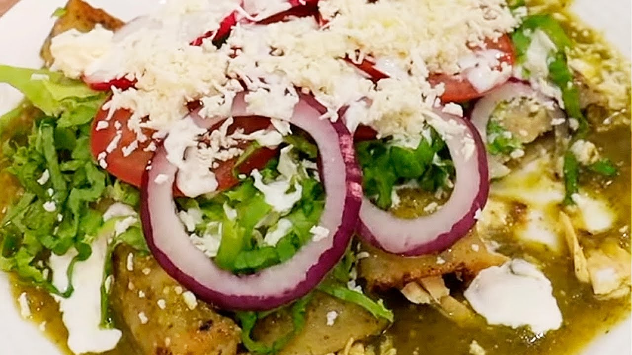 Enchiladas verdes doradas, mexicanas y rojas - YouTube