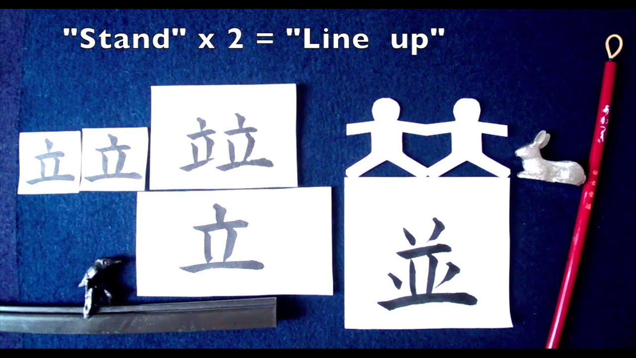 Kanji Kaisho Basic #22 Soft Vertical 立並 - YouTube