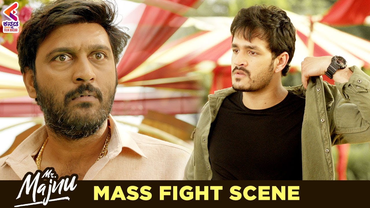 Mass Fight Scene | Mr Majnu Movie | Akhil | Nidhhi Agerwal | Latest ...