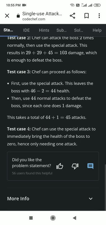 Single Use Attack Codechef Solutionyoutubeshortsviralshortjavacodechefsolution Youtube 9701