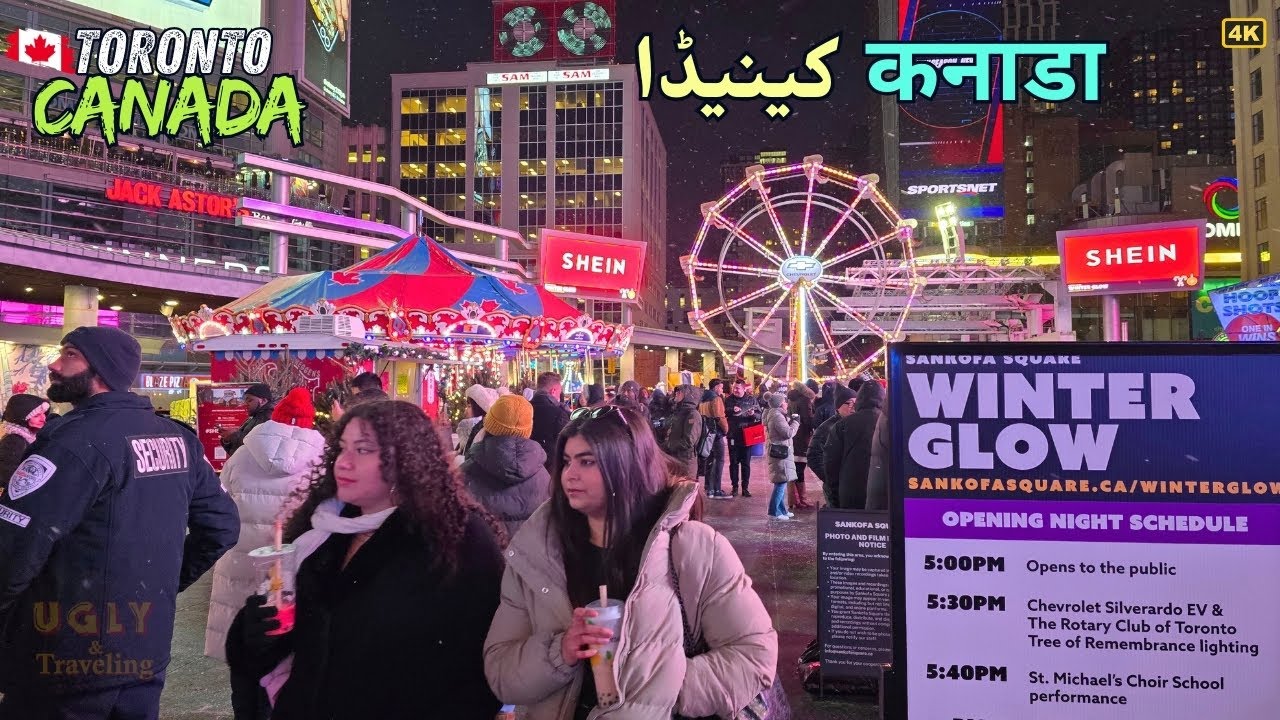 Toronto Winter Glow Started at Sankofa Square (formerly Yonge-Dundas ...