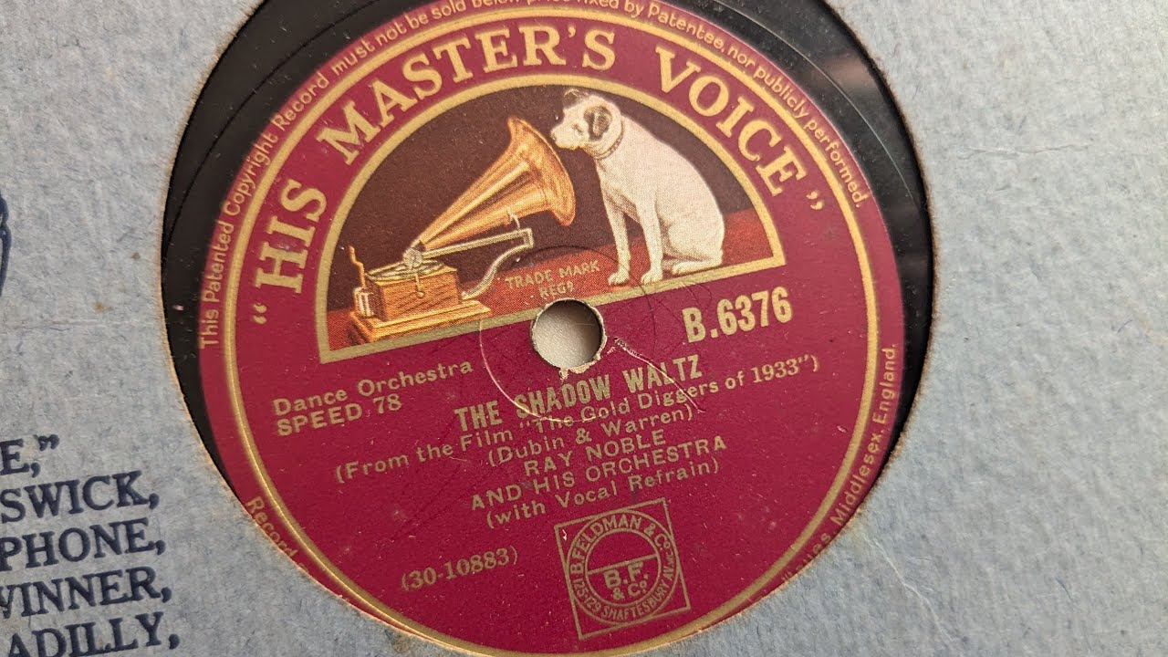 The Shadow Waltz, Al Bowlly (HMV Records) - YouTube