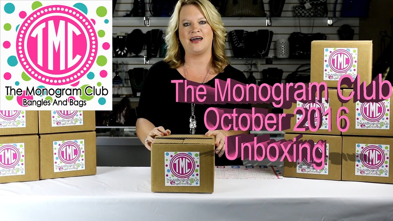 The Monogram Club Unboxing October 2016 by Bangles And Bags - YouTube