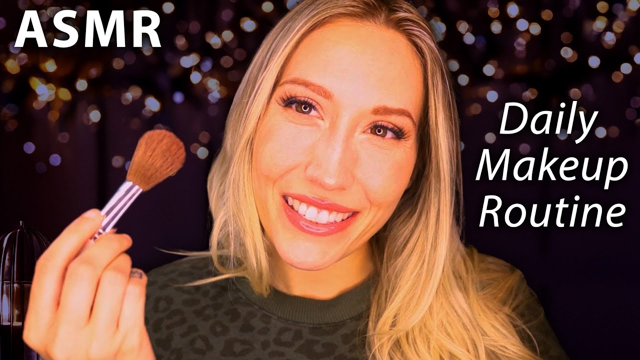 ASMR Beautiful & Natural Makeover, gentle brush sounds, soft talking ...