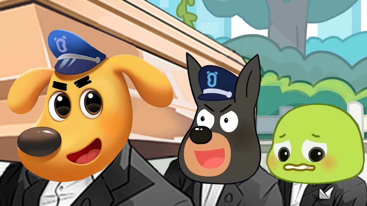 Dangerous Elevator - Sheriff Labrador - BabyBus - Coffin Dance Song ...