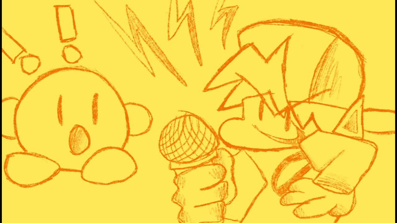 Friday Night Funkin' X Kirby speedpaint - YouTube