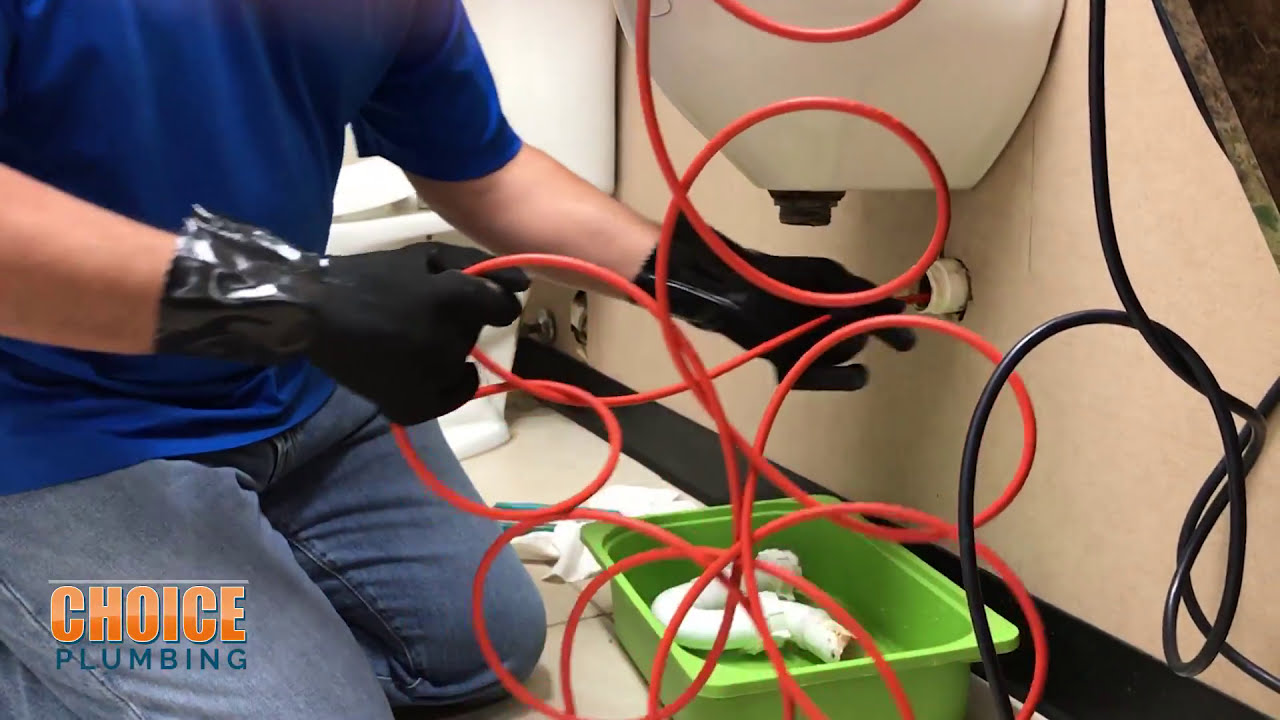 Choice Plumbing Micro Jetter - YouTube