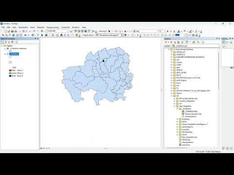 Study Area Map Creation Using Multiple Data Frames from Scratch to Finish in Esri ArcMap - YouTube