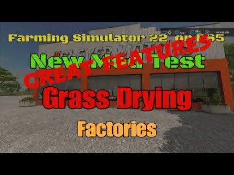 FS22 Grass Drying New mod for May 23 - YouTube