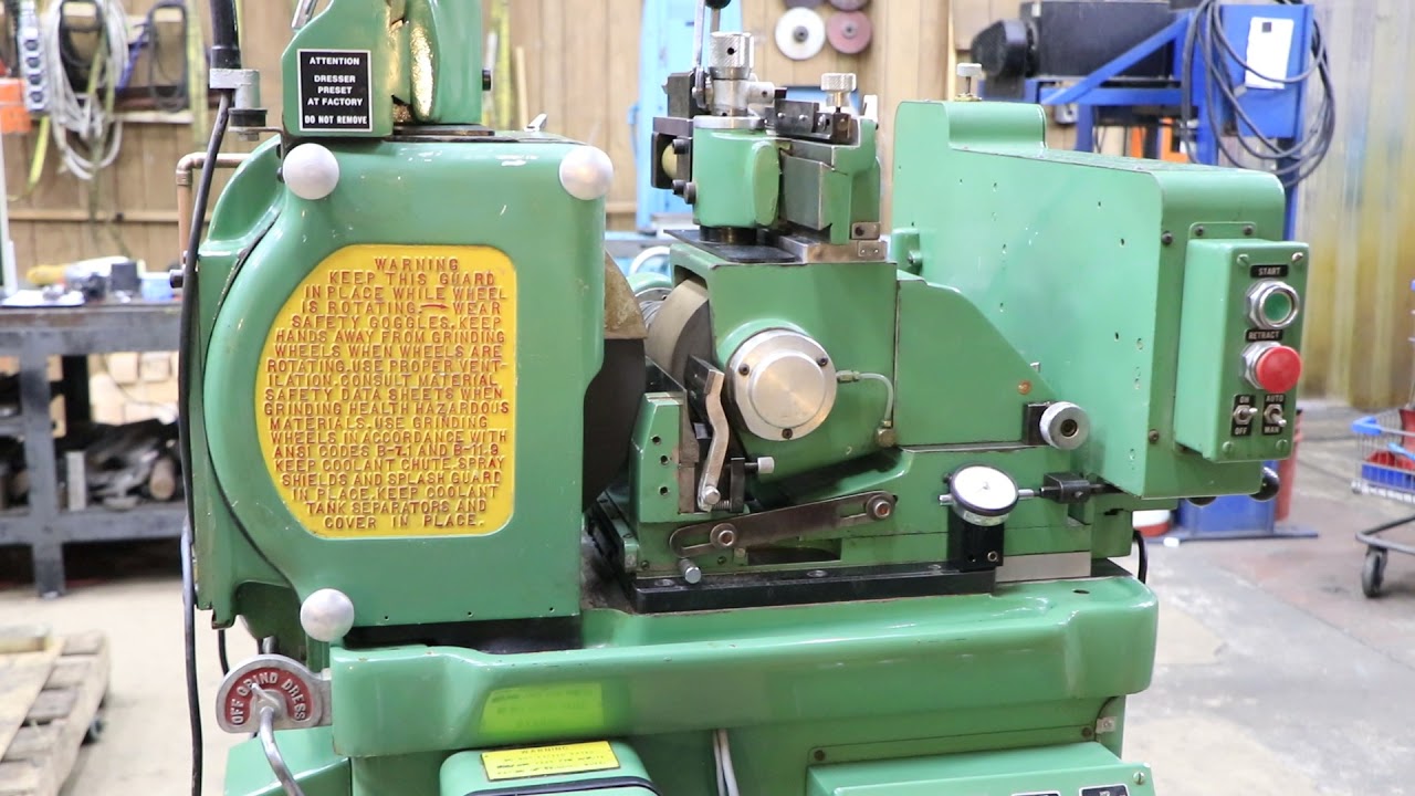 ROYAL MASTER CENTERLESS GRINDER WITH AUTOMATIC CYCLE OPTION - YouTube