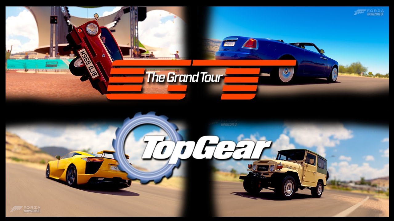 Grand Tour / Top Gear scenes recreated in Forza Horizon 3 - YouTube