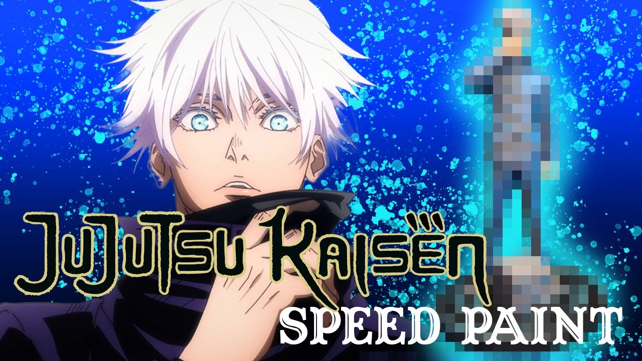 Jujutsu Kaisen Gojo Repaint Speed Paint - YouTube