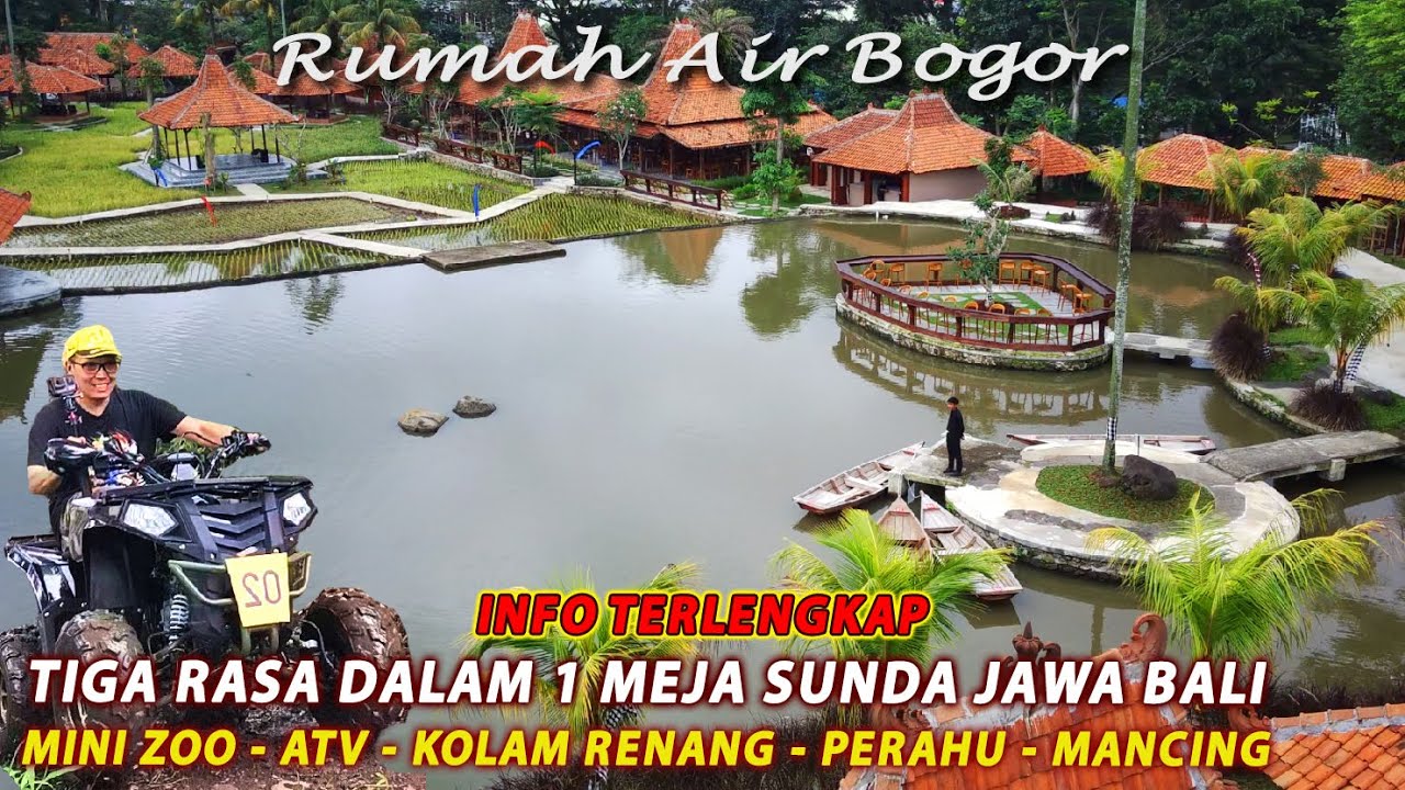 RUMAH AIR BOGOR BUKA LAGI ! 💥 Konsep Baru 3 Rasa Jawa-Sunda-Bali - YouTube