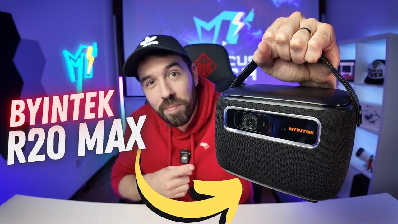 PROJETOR PORTÁTIL MUITO POTENTE - BYINTEK R20 MAX COM GOOGLE TV - YouTube
