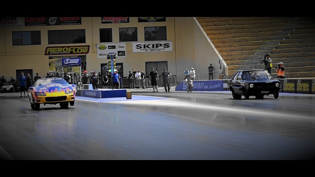 6 SEC SIDE BY SIDE DRAG RACE ON RADIALS - YouTube
