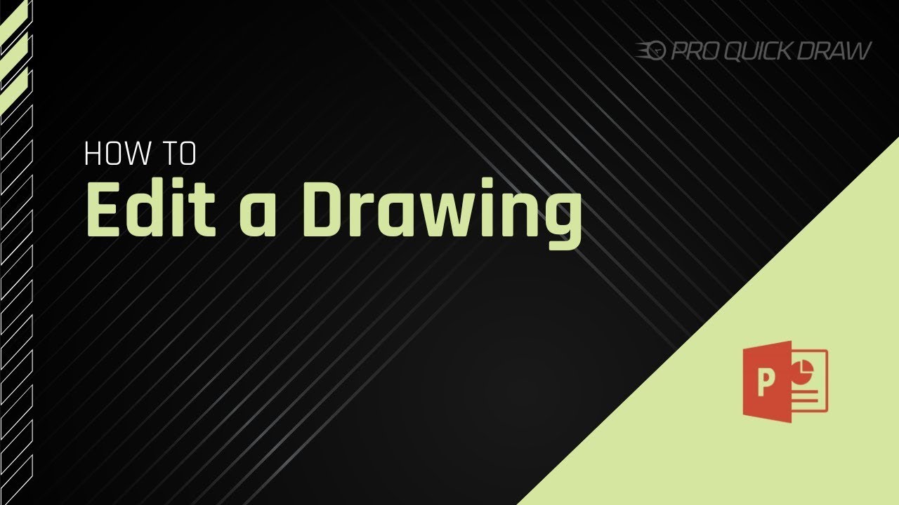 How to Edit a Drawing - YouTube