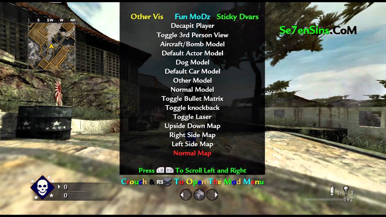 COD5 - World At War Mod Menu Online -Free Download - Se7enSins.com ...