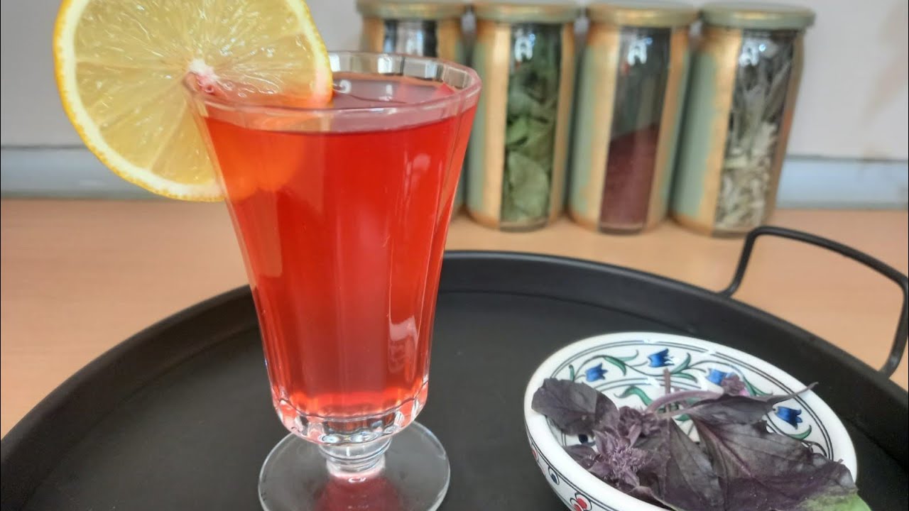 REYHAN ŞERBETİ || HOW TO MAKE BASİL SORBET - YouTube