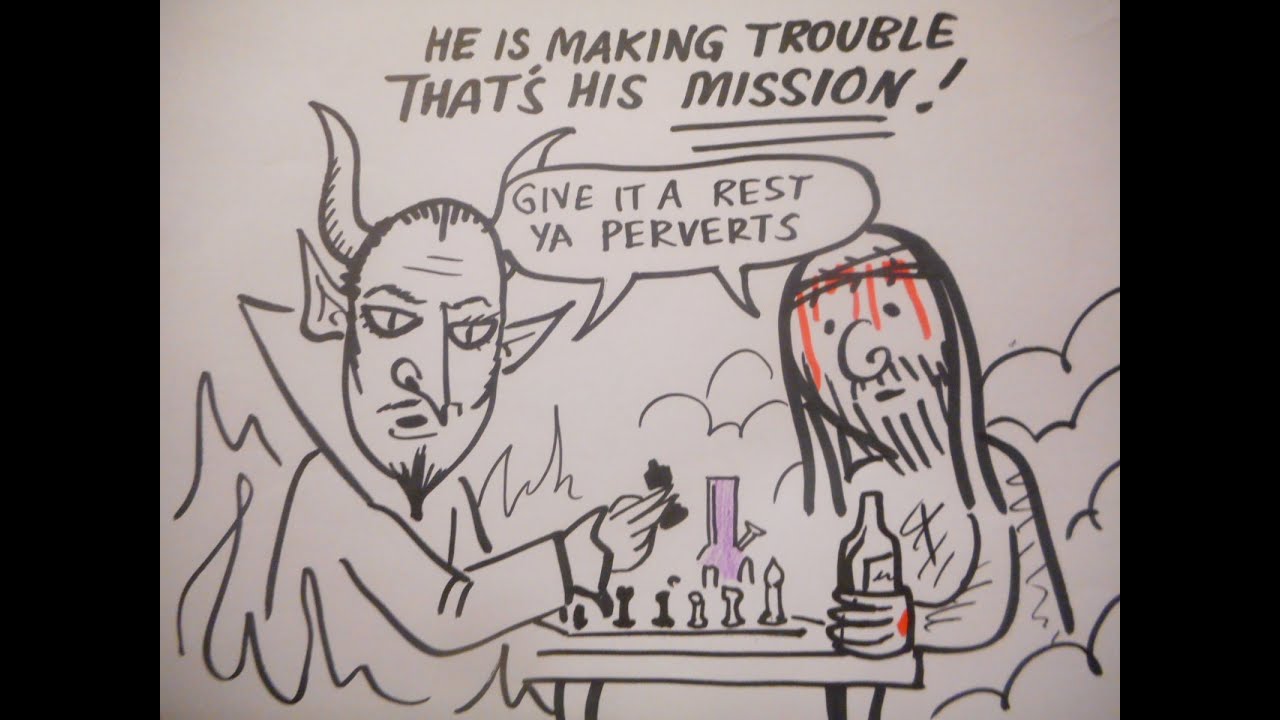 SATAN WANTS TO DESTROY THE CHURCH!! NO!!!!! (cartoon rock video) - YouTube