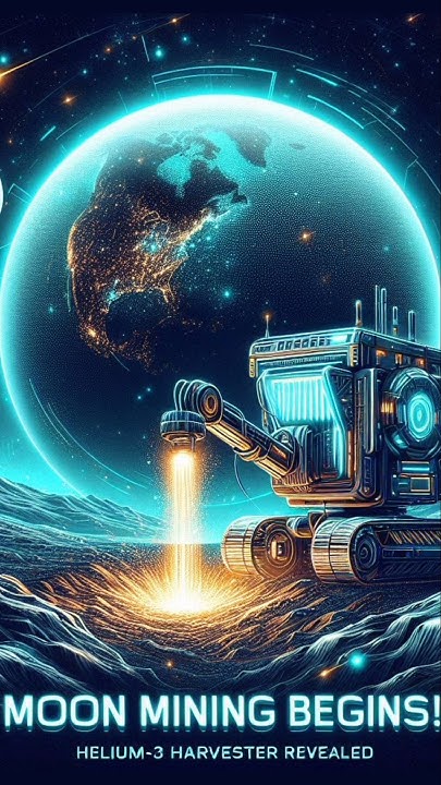 Moon Mining Machine Unveiled! Interlune's Helium-3 Harvester Is Here - YouTube