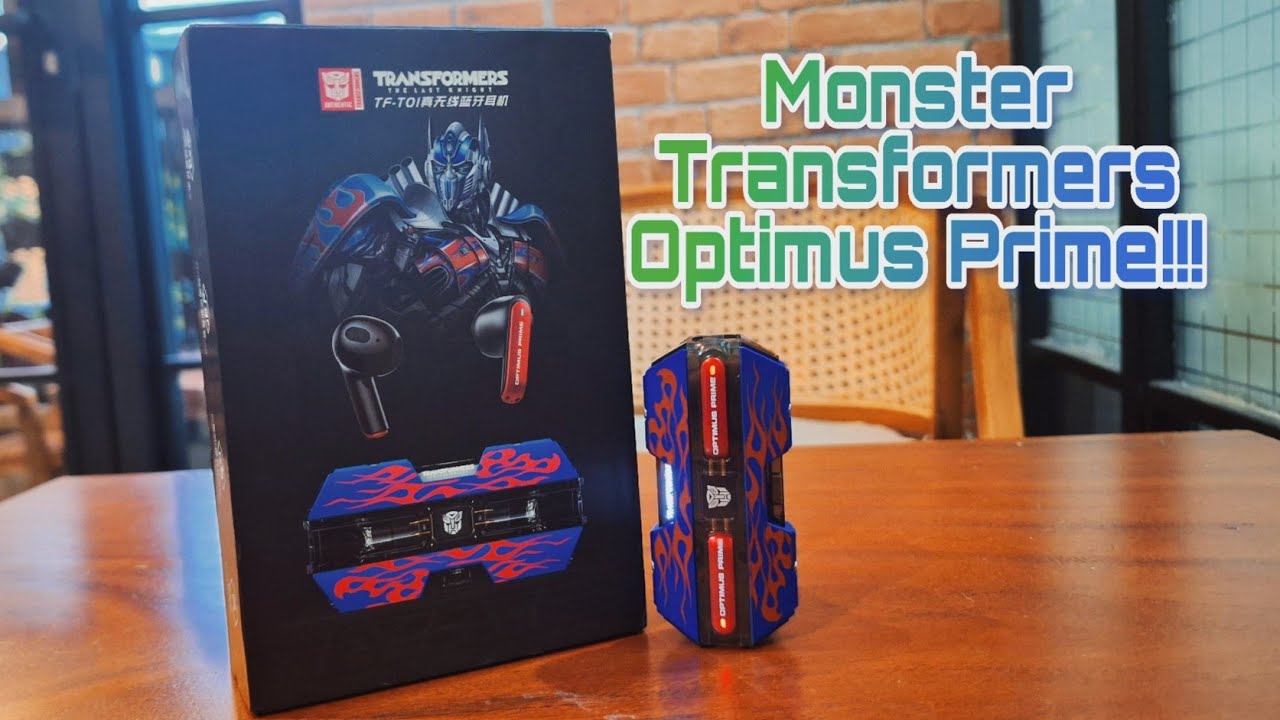 Monster X Transformers Optimus Prime TF-T01 Earphone #unboxing # ...