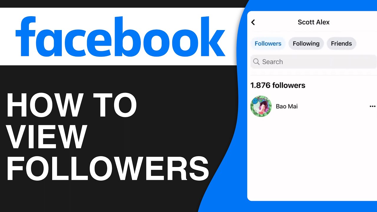 How To View Followers On Facebook - Easy Tutorial - YouTube
