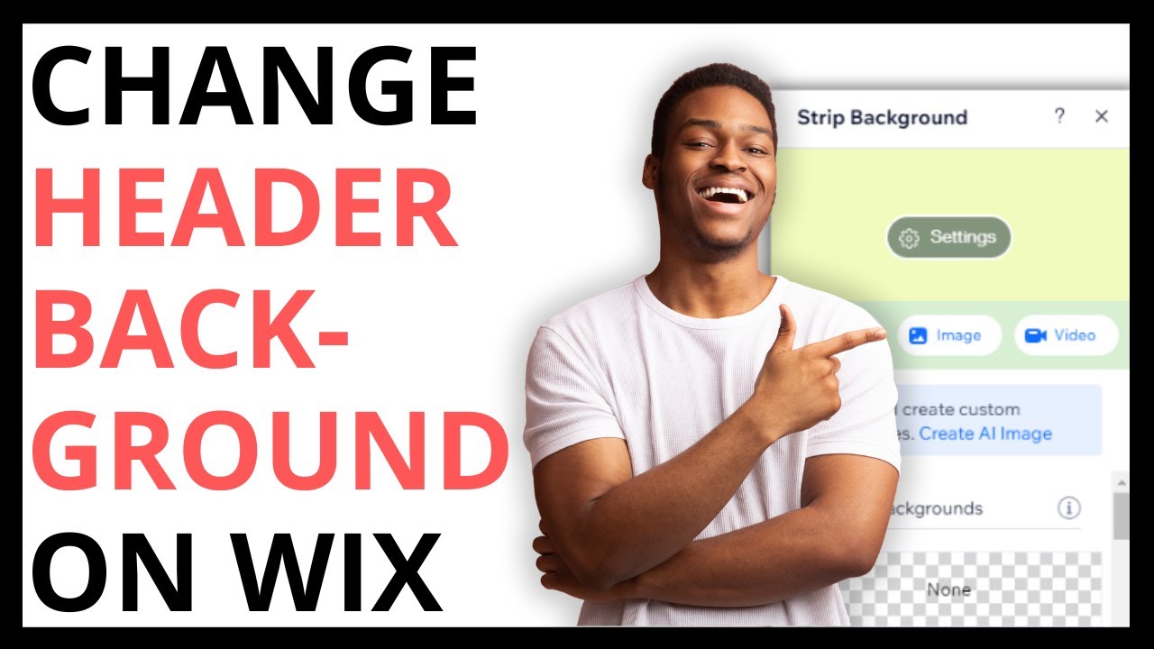 How to Change Header Background on Wix [QUICK GUIDE] - YouTube