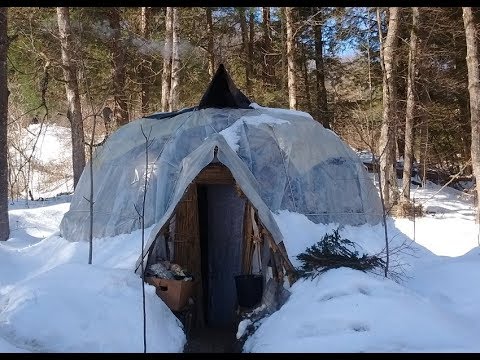 Better Version: $100 Leaf Insulated Wigwam Cold Winter Shelter with ...