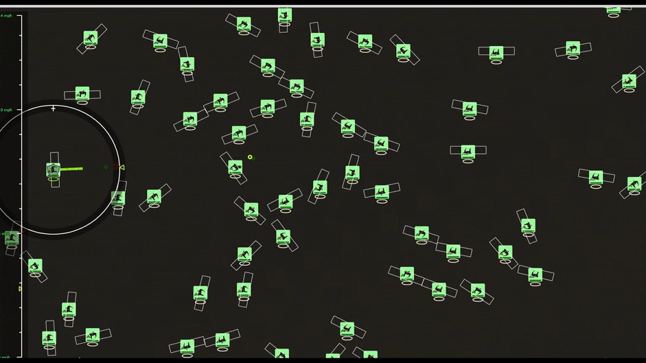 Reciprocal Collision Avoidance Rvo2 In Mace Youtube