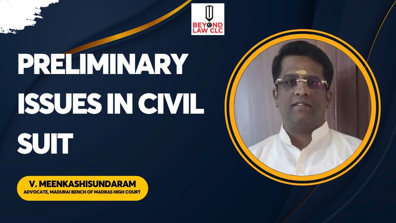 Preliminary Issues in Civil Suit - YouTube