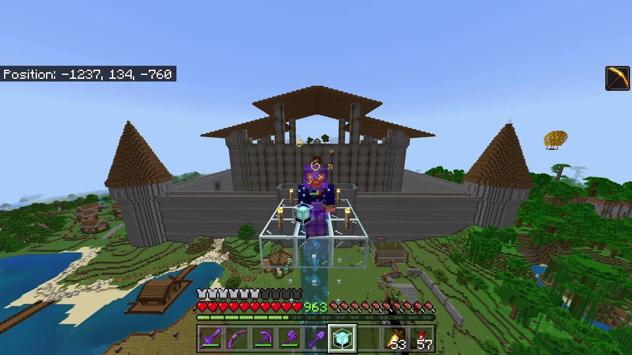 Finished Houses | Minecraft Bedrock PS5 Hard Survival #180 - YouTube