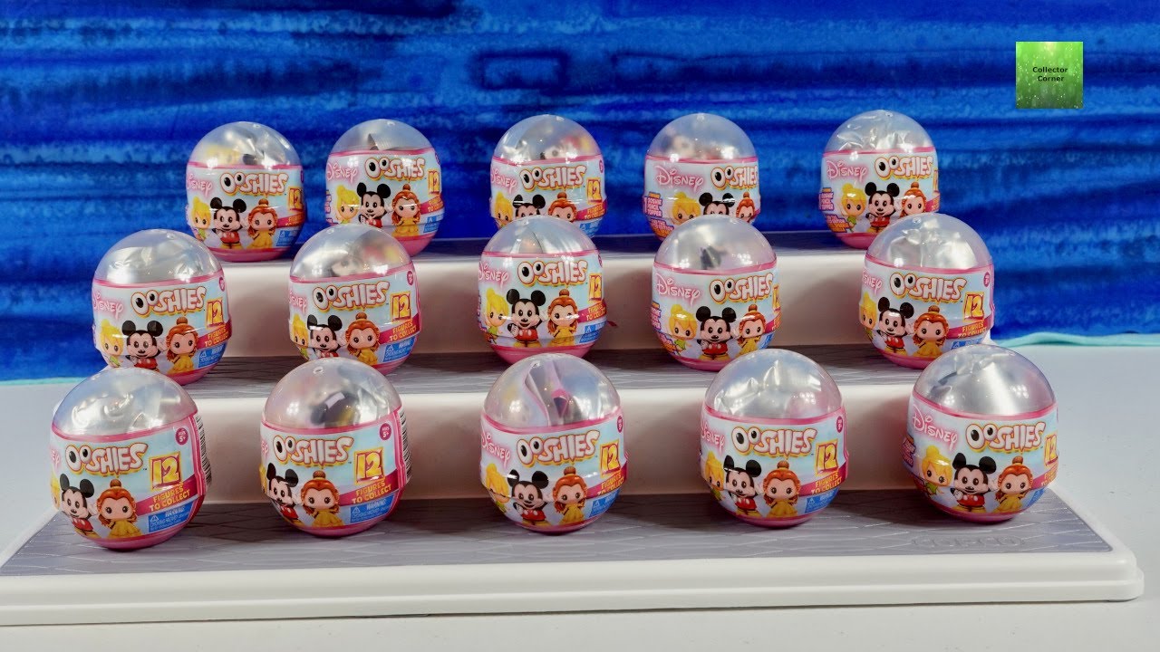 Disney Ooshies Blind Capsule Figures Unboxing Review | CollectorCorner ...