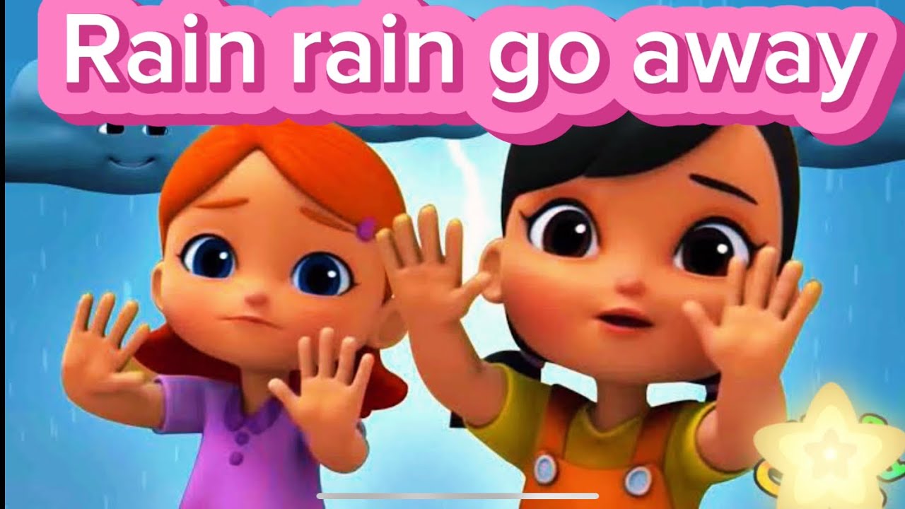 Rain rain go away nursery rhymes preschool kindergarten children songs ...