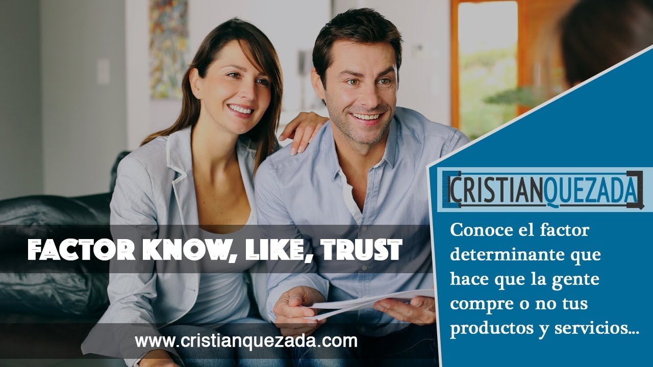 QUIERES DISPARAR TUS VENTAS? Aplica el Factor Know Like Trust - YouTube