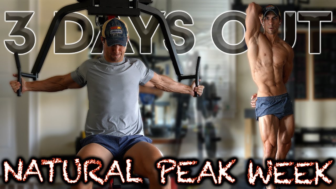 PEAK WEEK Diet & Workout Routine for a NATURAL Bodybuilding Show! - YouTube
