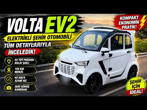 Markette Satılan Elektrikli Araba! Volta EV2 Tüm Detaylarıyla İnceledim