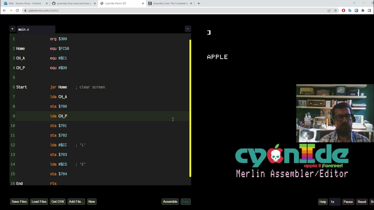 Learning 6502 Assembly on the Apple II, the easy way - Ep. 2: Print ...