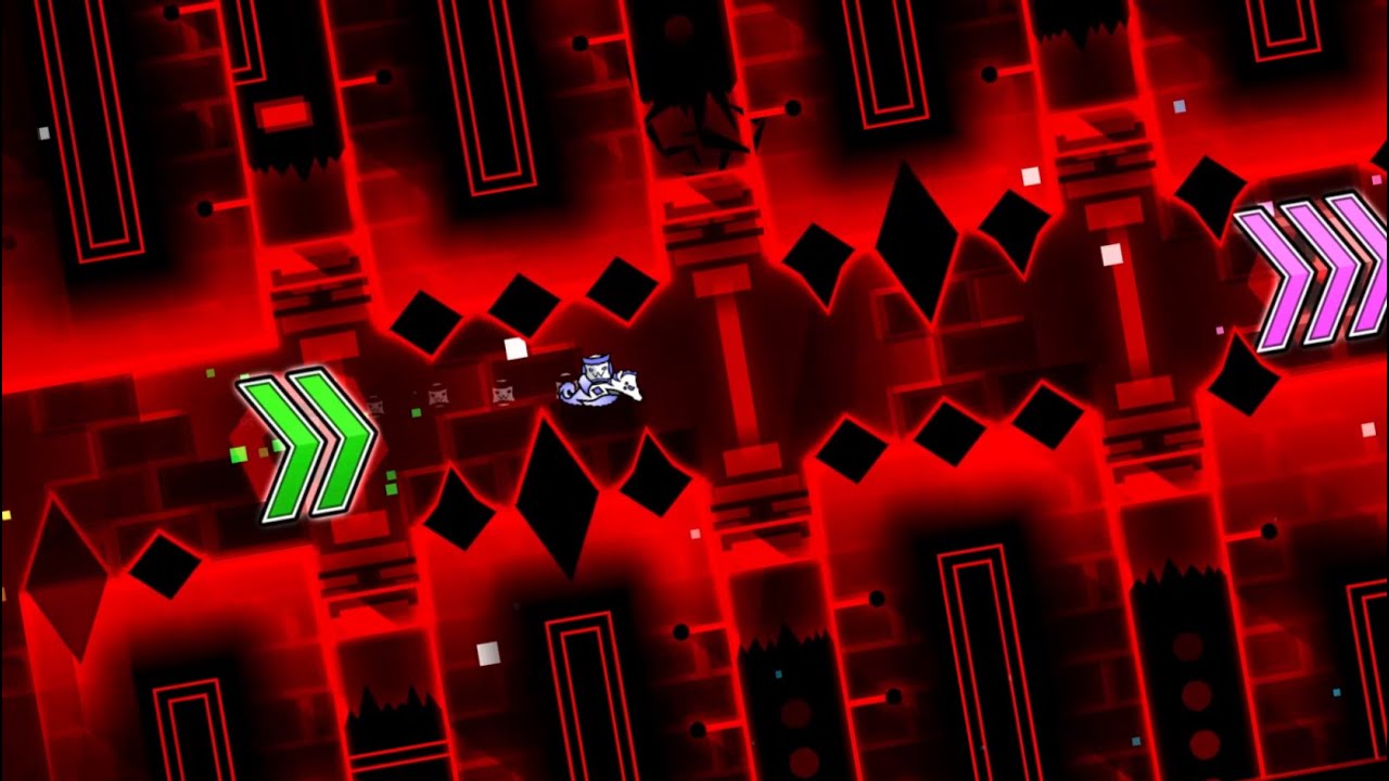 WTF?! | Geometry Dash - Bloodlust Progress #1 (44%) - YouTube