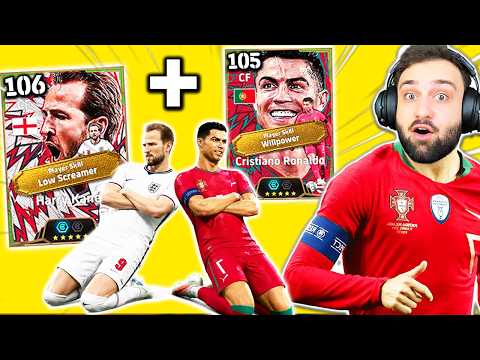 I got Portugal 105 Ronaldo and England 106 Kane!! 108 Cruyff pack opening in eFootball 2026 mobile