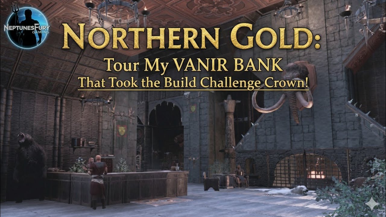Northern Gold: Tour My VANIR BANK That Took the Build Challenge Crown ...