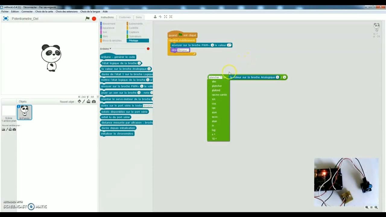 التحكم في شدة إضاءة led عن طريق الأردوينو LED light intensity control ...