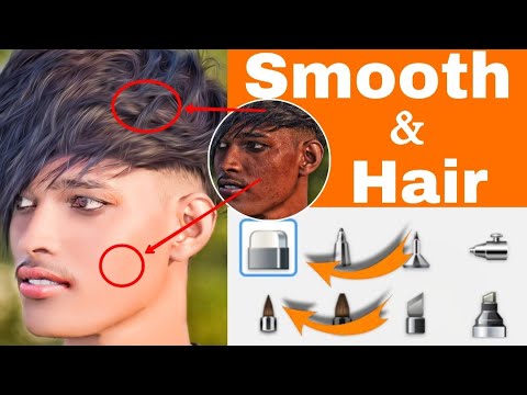 Hair And Smooth Face/Skin Photo Editing In Just 3 Step - YouTube