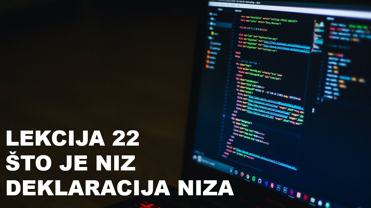 [Lekcija 22 ~ Java Programiranje] Niz , deklaracija niza - YouTube