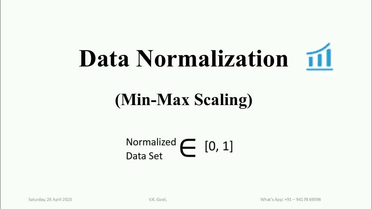 Data Normalization - YouTube