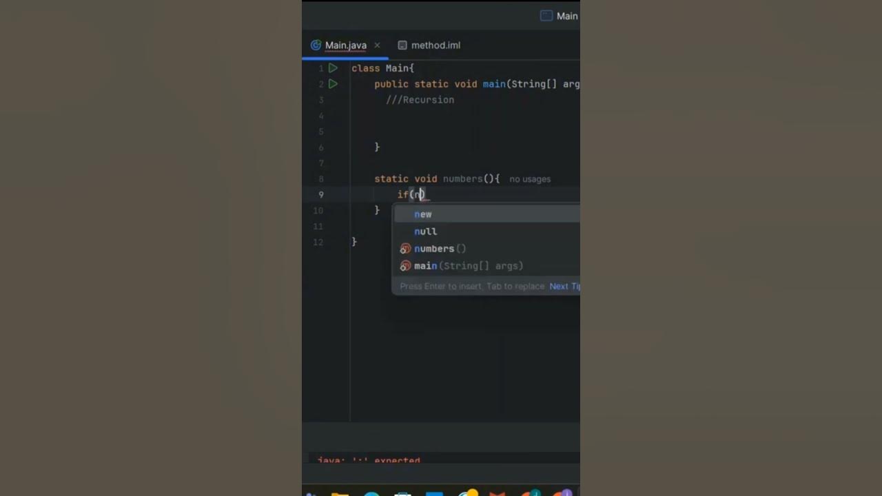 Java Recursion with Void Function tamil - YouTube