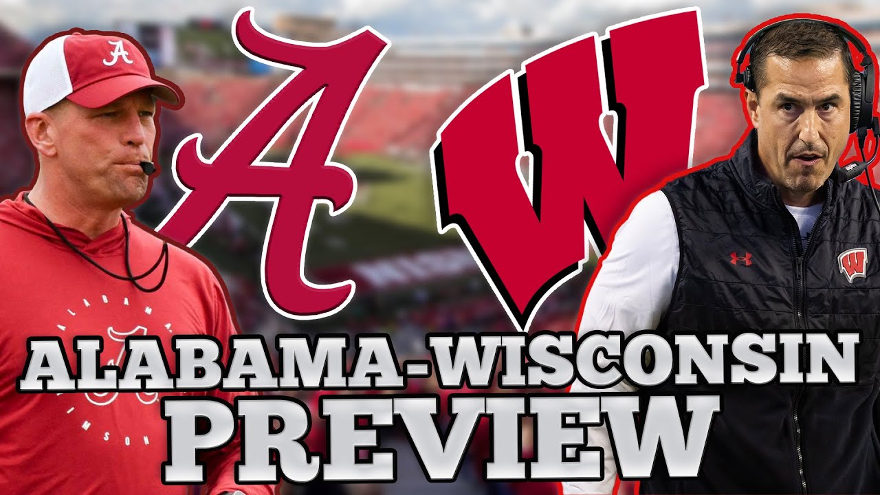 SHOCKER in Madison? | Alabama-Wisconsin GAME PREVIEW | B1G Nation ...