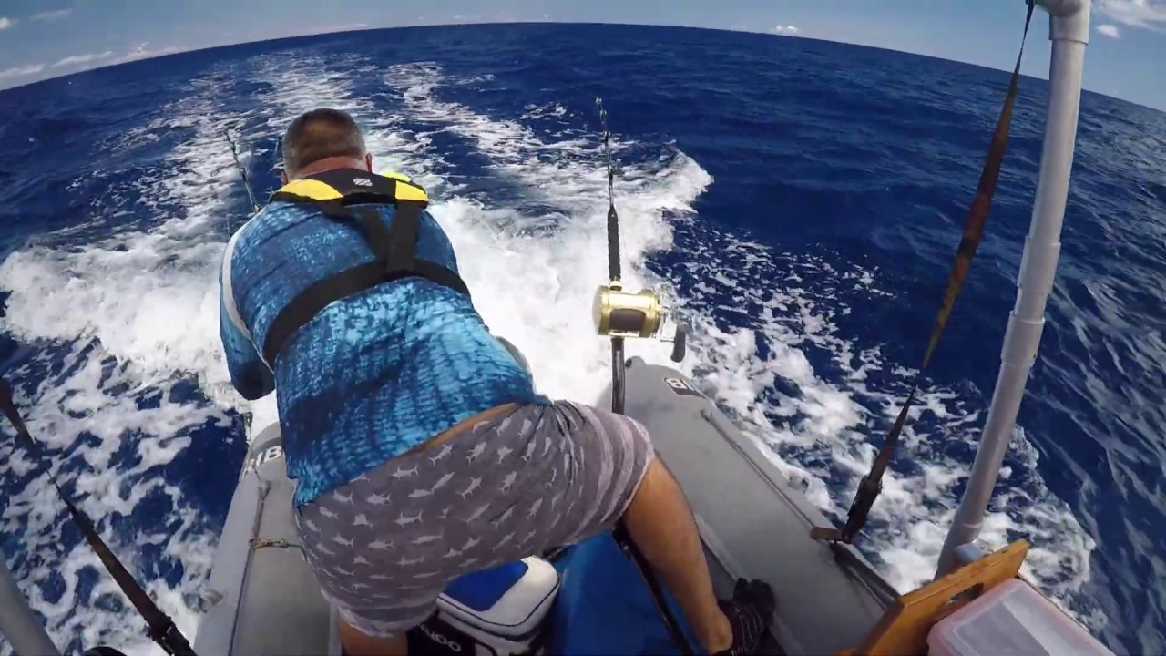 Wahoo (Ono) Caught On f-Rib 330 In Oahu, Hawaii - YouTube