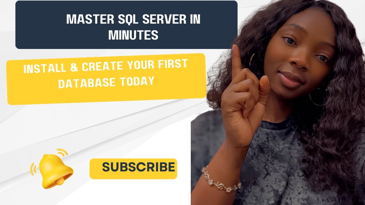 Master Sql Server In Minutes Install And Create Your First Database Today Youtube