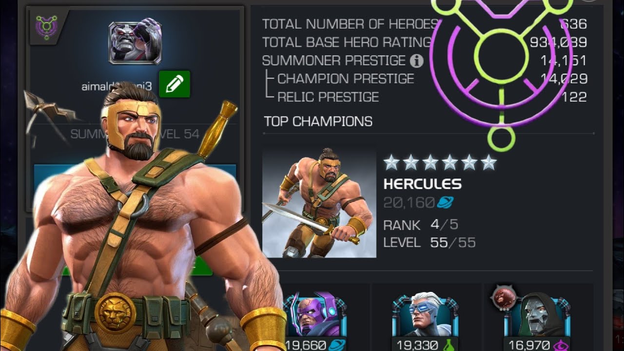 My MCOC account tour | MCOC#1 - YouTube