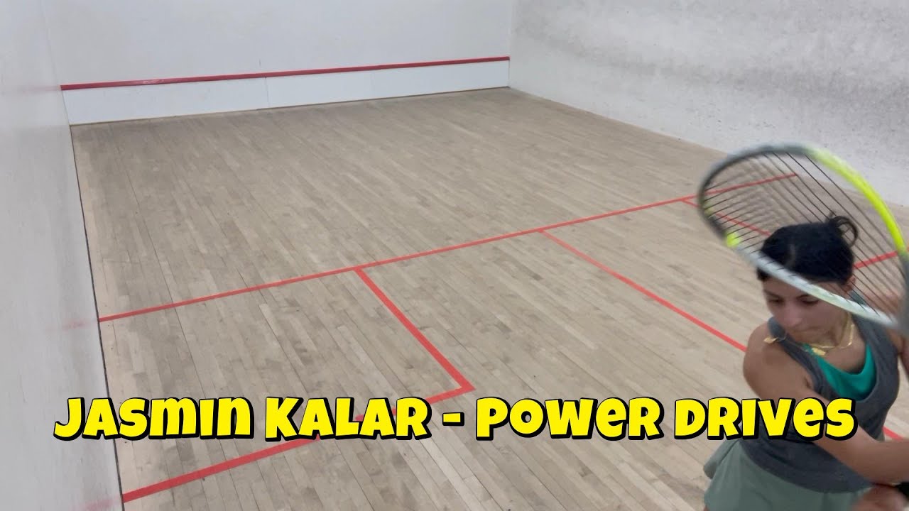 Squash - Jasmin Kalar doing a bit of Solo practice - YouTube
